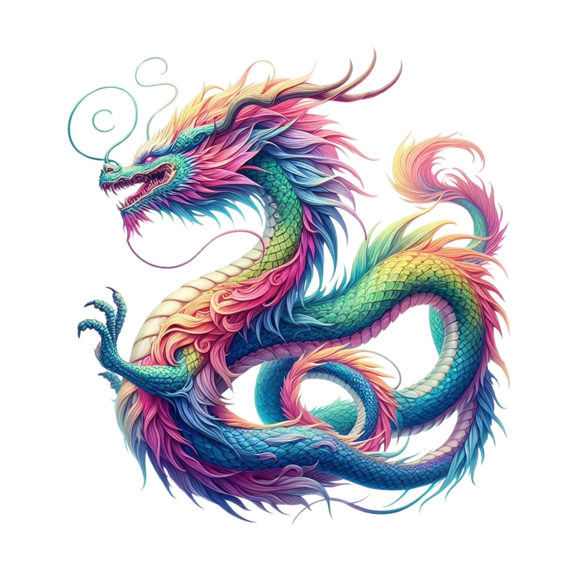 Mythical Dragons Clip Art - (15 PNG Files) - 2000 X 2000 Px - Etsy