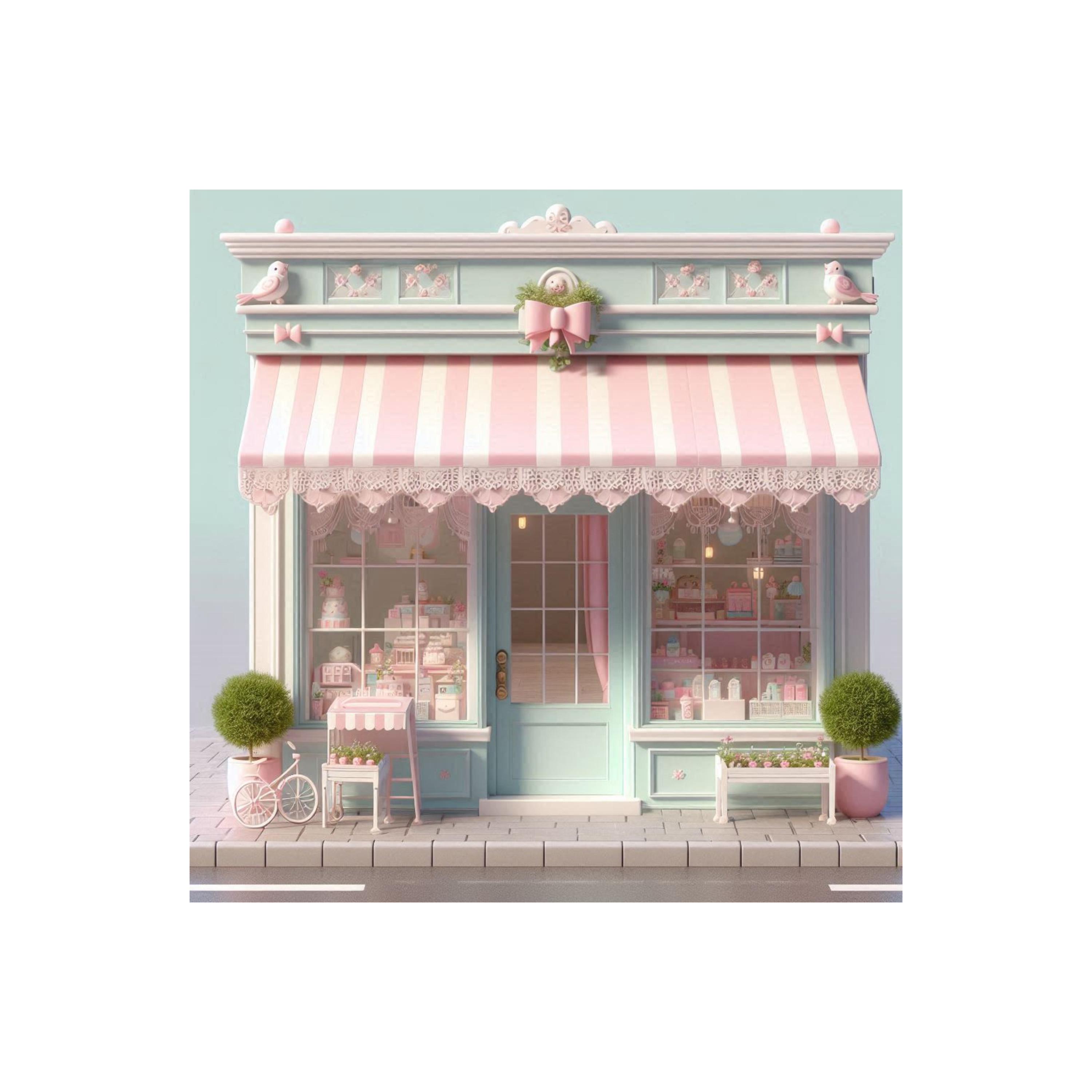Cute Storefront - Clip Art - (10 PNG Files) - 3000 X 3000 Px - Etsy