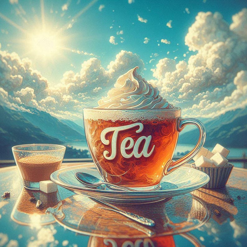 Tasty Tea Drinks Clip Art Set 3 5 JPEG Files - Etsy