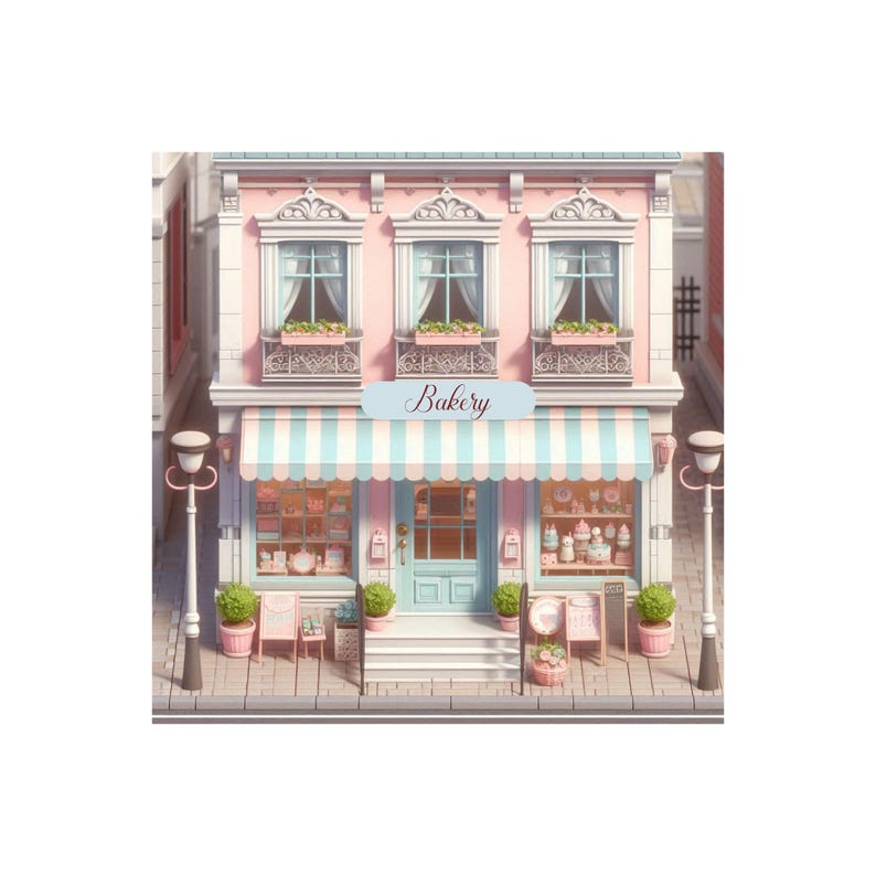 Cute Storefront - Clip Art - (10 PNG Files) - 3000 X 3000 Px - Etsy