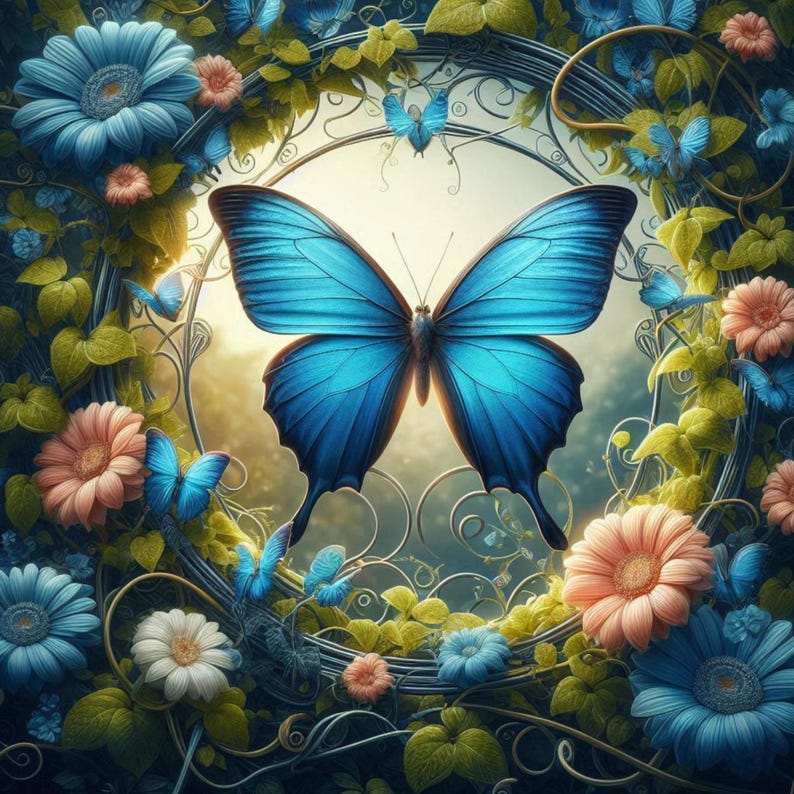 Colorful Butterflies - Clip Art - 10 PNG Files - 03 - Etsy