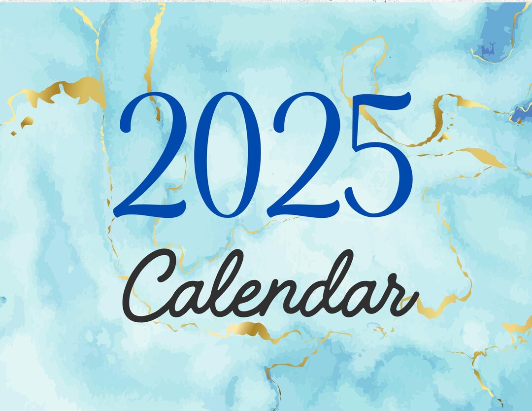 2025 Calendar - 10 - Digital Book - Printable - Etsy