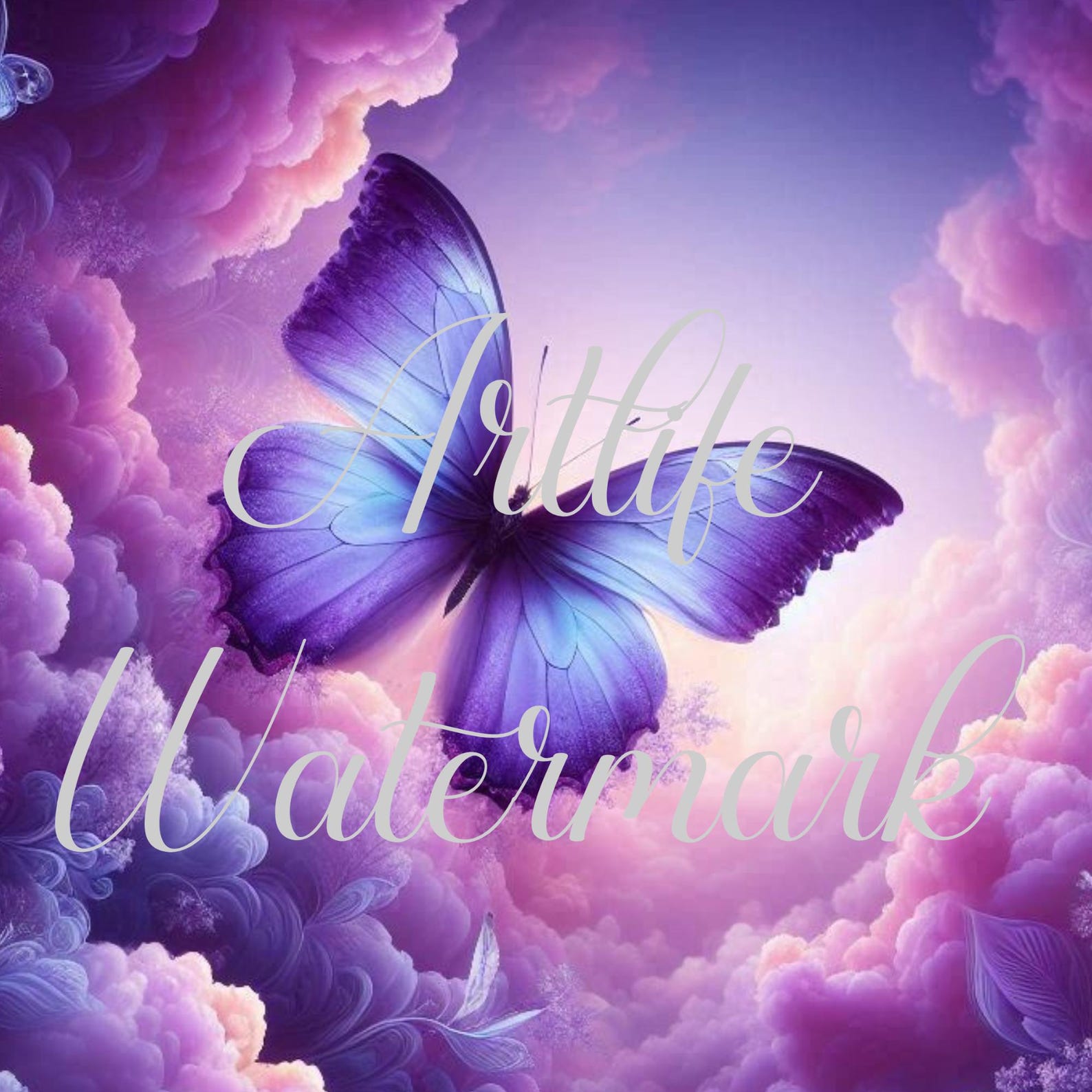 Pretty Purple Butterflies Set 1 Clip Art 5 PNG Files - Etsy