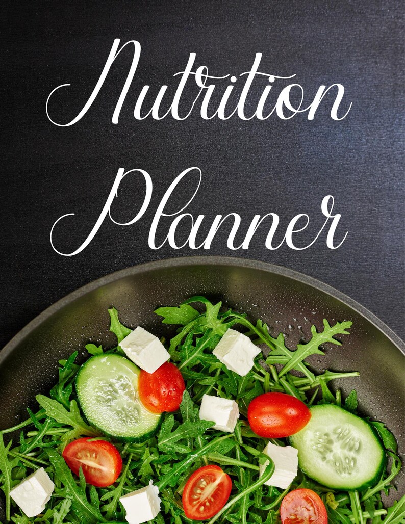 Nutrition Planner - Printable - 66 Pages - Etsy