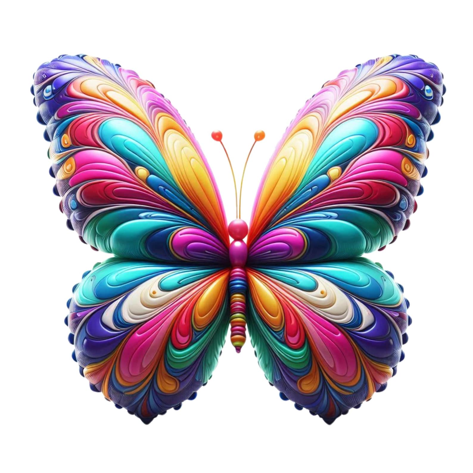 Colorful Butterflies - Clip Art - Set #1- (15 PNG Files) -2000 X 2000px ...