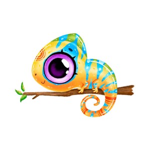 Cute Cartoon Animals Clip Art 14 PNG Files 2 - Etsy