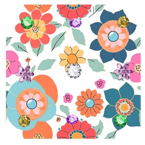 Simple Flowers- Clip Art--set #2 (8 PNG Files) - 1080 X 1080 Pixels - Etsy