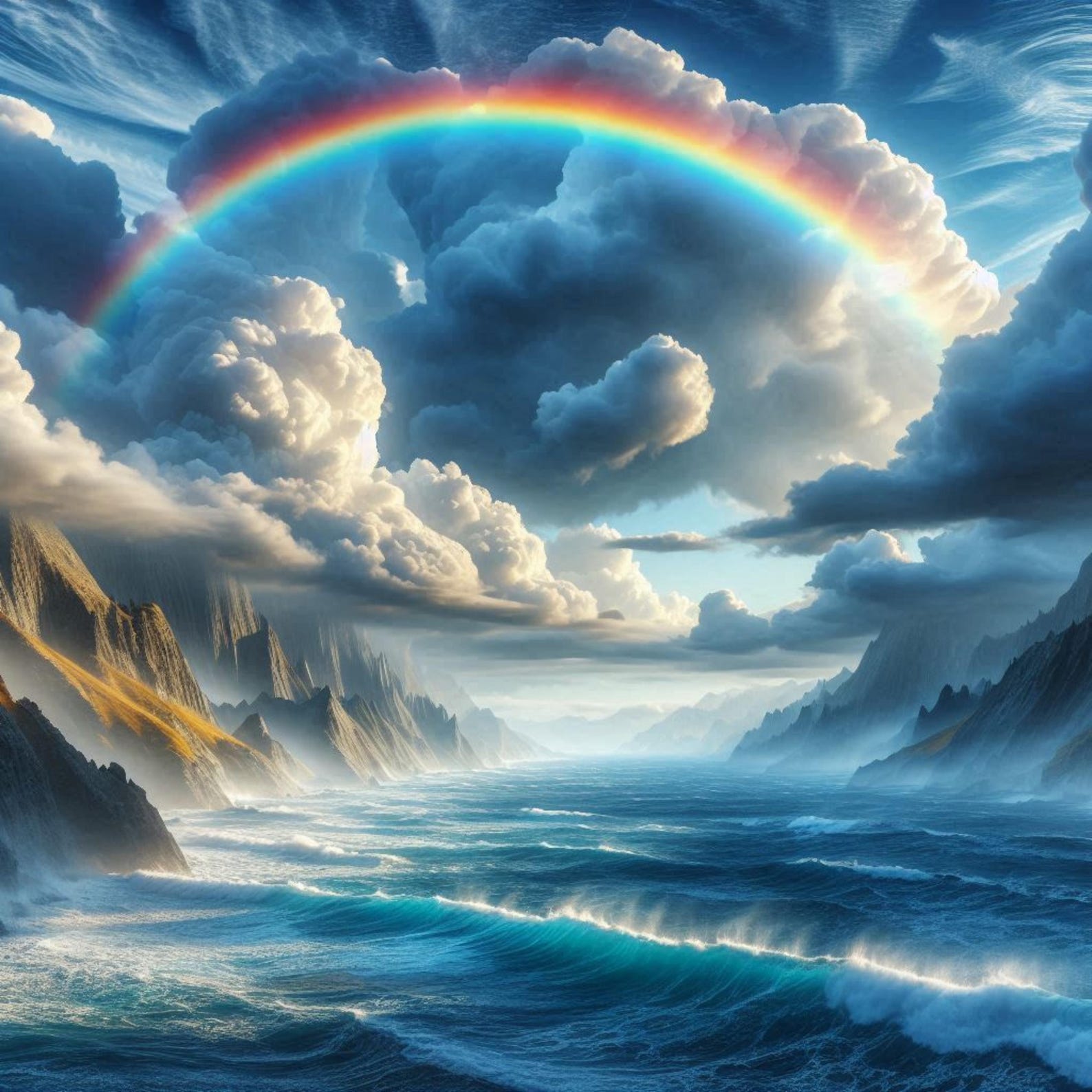 Pretty Rainbows Clip Art 10 Pngs 3000 X 3000 Px 01 - Etsy