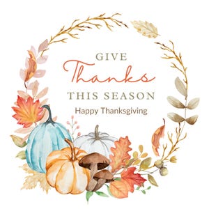 Thanksgiving Inspiration Clip Art Set 3 10 PNG Files - Etsy