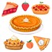 Yummy Pies - Clip Art - Set #1- (5 PNG Files) - Etsy