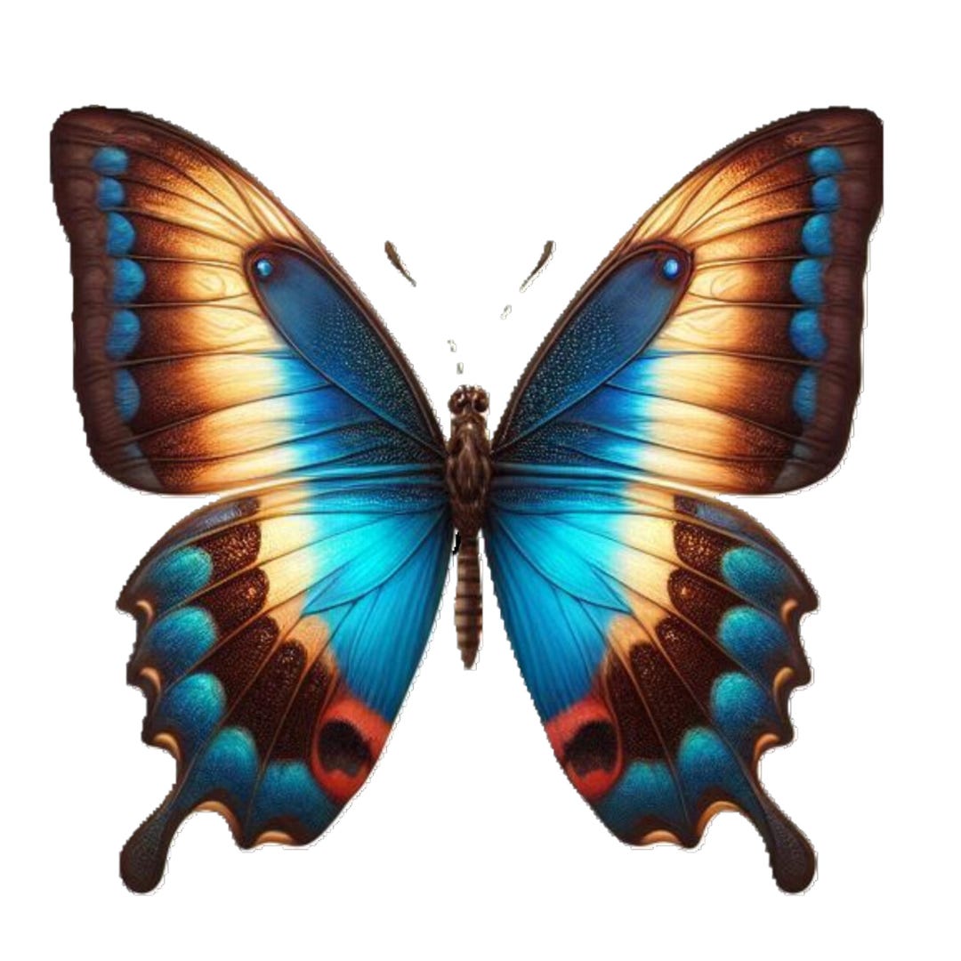 Colorful Butterflies Clip Art 3000 X 3000 Px 10 PNGS 01 - Etsy