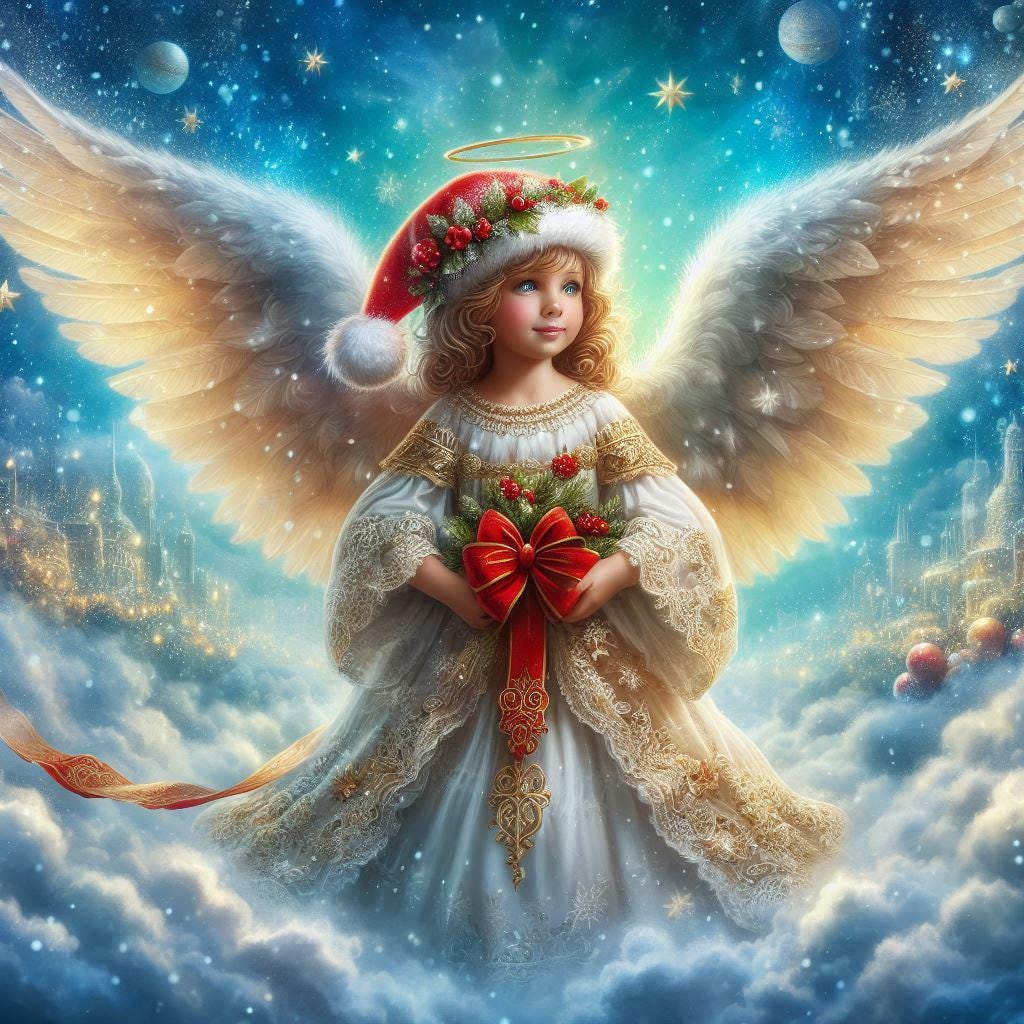 Christmas Angels - Clip Art - (10 JPEG Files) - 1024 X1024 -06 - Etsy