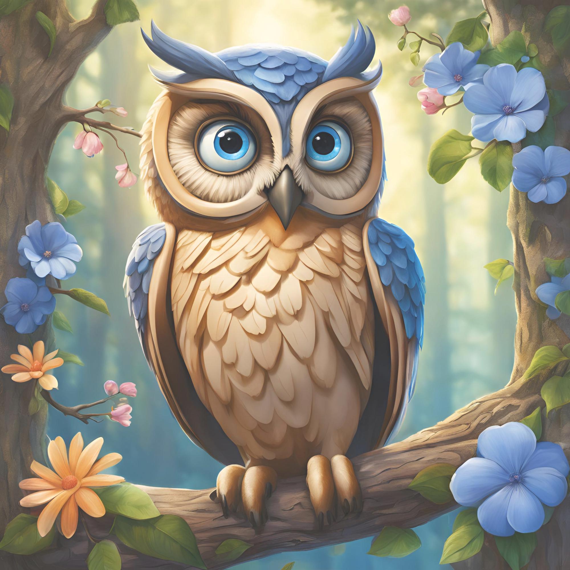 Forest Owls - Clip Art - Set #1 - (5 PNG Files)- 2000 X 2000 Px - Etsy