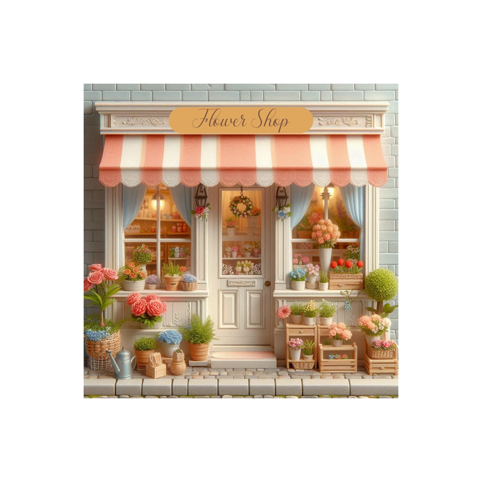 Cute Storefront - Clip Art - (10 PNG Files) - 3000 X 3000 Px - Etsy