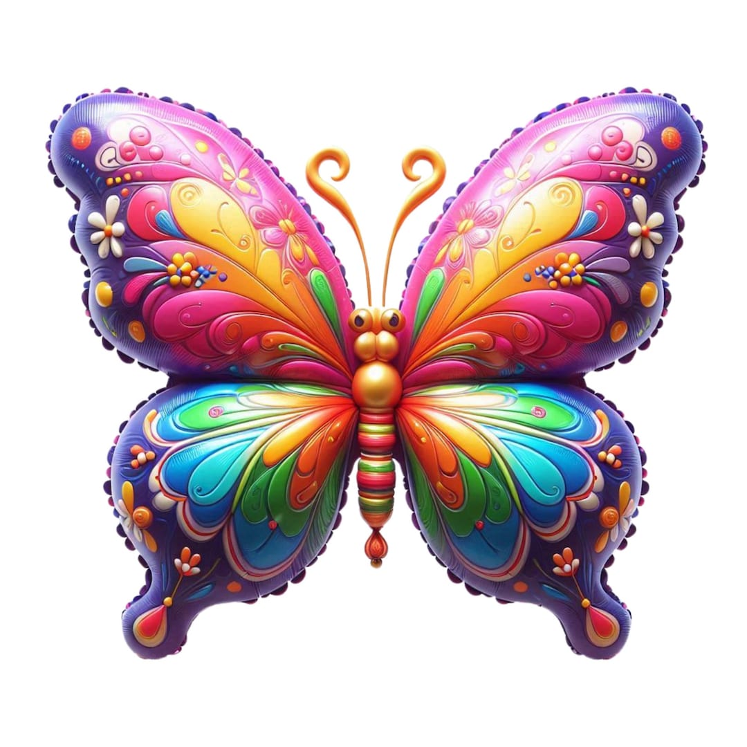 Colorful Butterflies - Clip Art - Set #1- (15 PNG Files) -2000 X 2000px ...