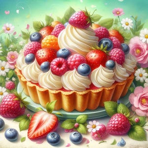 Fruit Dessert - Clip Art - Set #3- (5 JPEG Files) - Etsy