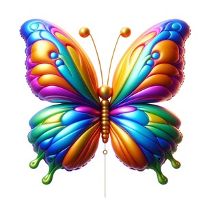 Colorful Butterflies - Clip Art - Set #1- (15 PNG Files) -2000 X 2000px ...