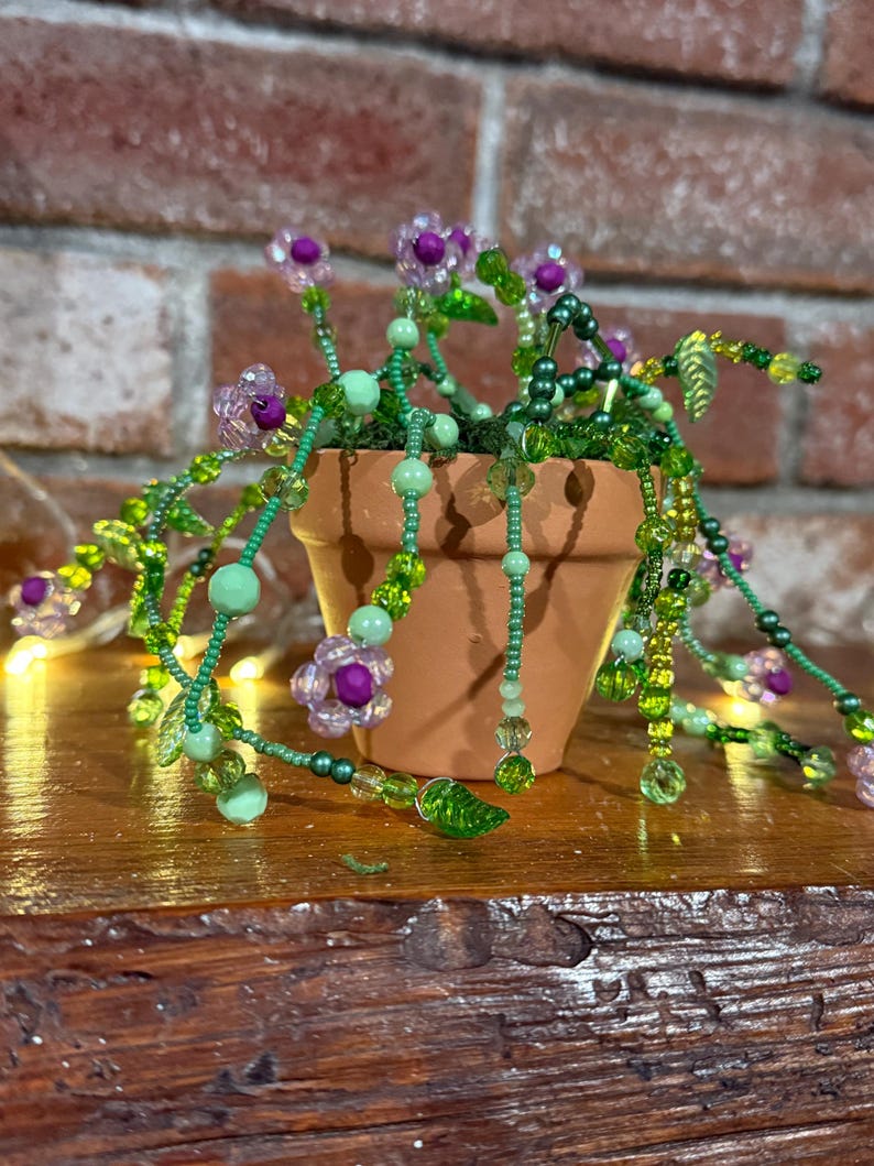 Beaded Plant - Etsy
