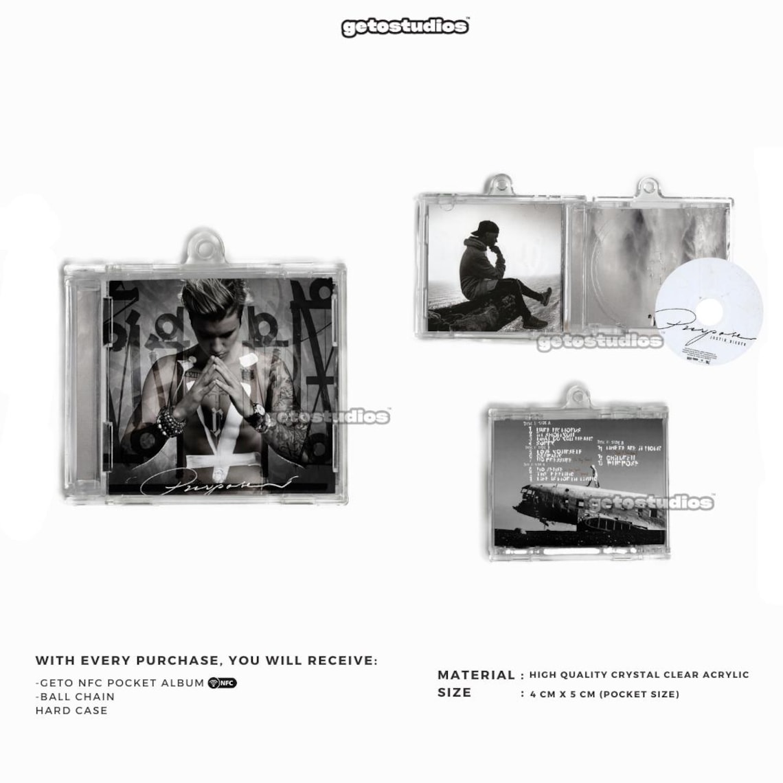 Kendrick Lamar Pocket Album NFC Mini Album Miniatur CD Album Geto ...