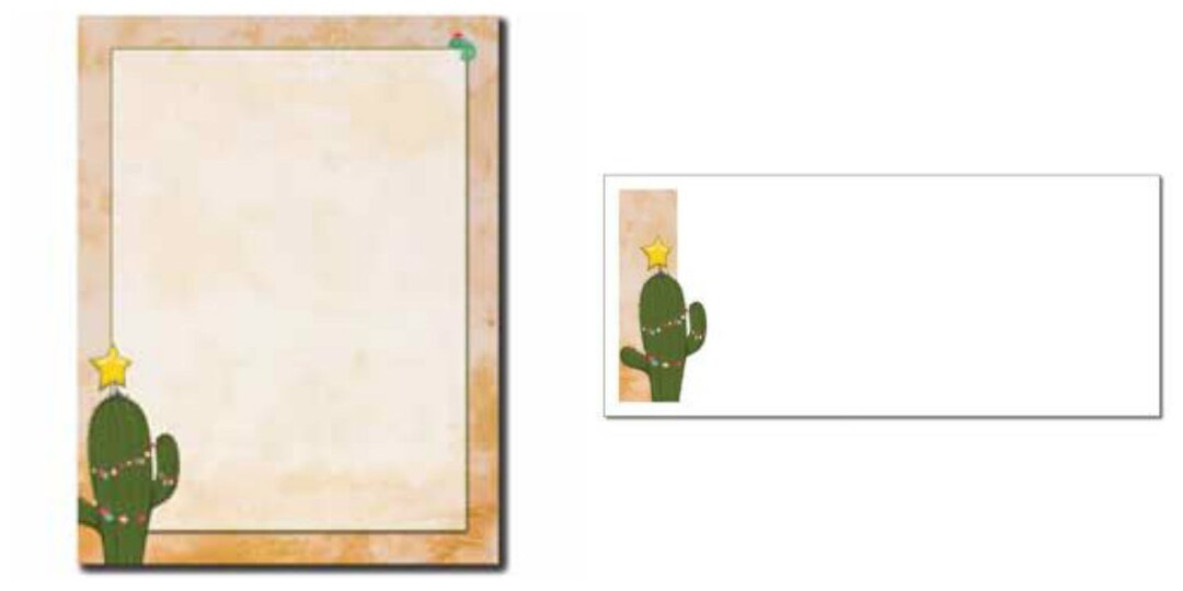 25 or 100pk Christmas Cactus Western Themed Holiday Christmas ...