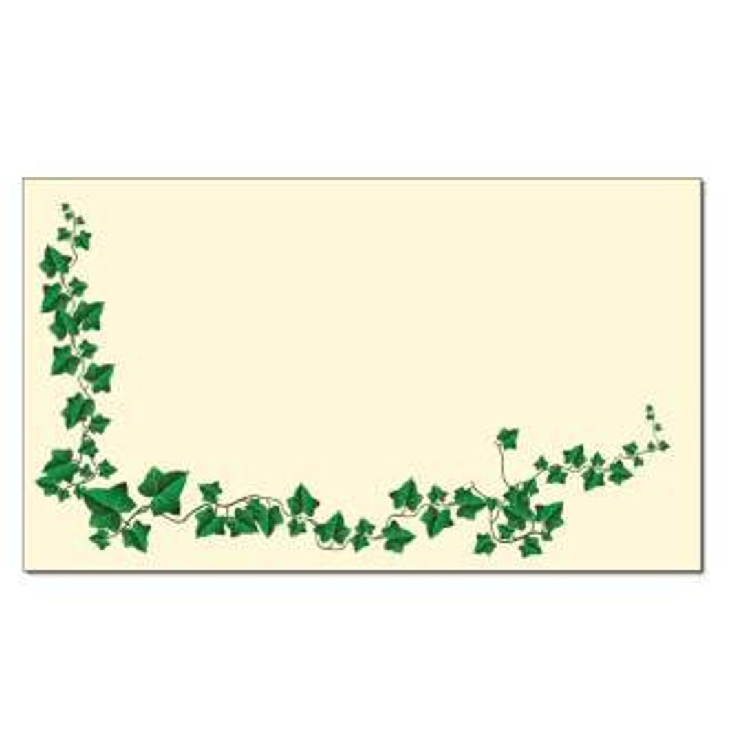 Ivy Border Place Cards Bridal Shower Wedding Place Cards 60/pk ...