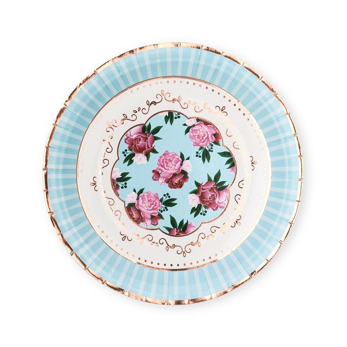 Modern Floral Design Tea Party Accessories Plates Napkins - Etsy