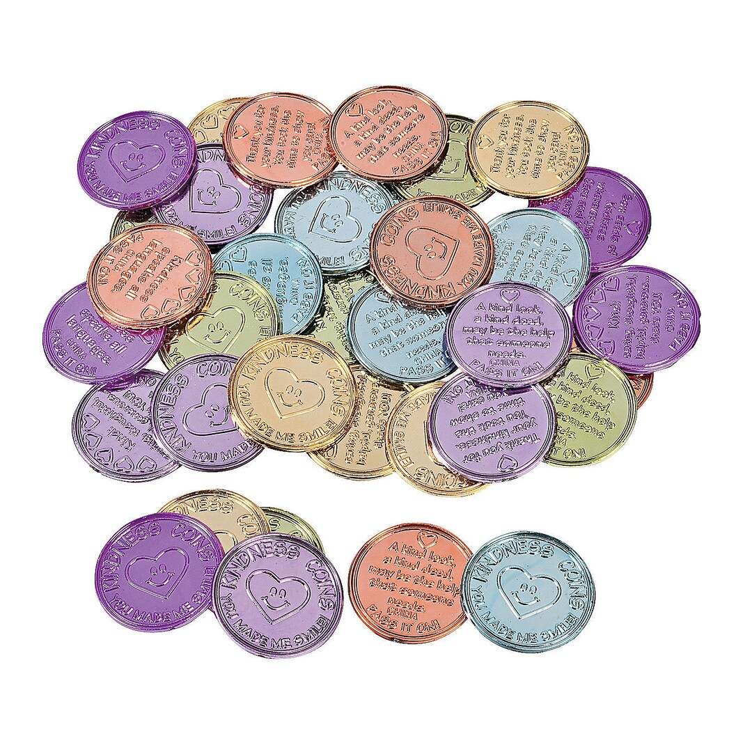 Pkg of 12 Kindness Coins for Random Daily Acts of Kindness - Etsy