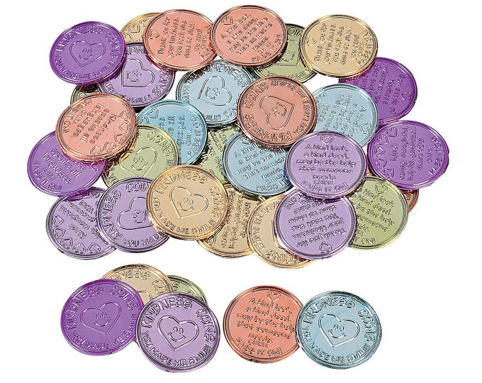Pkg of 12 Kindness Coins for Random Daily Acts of Kindness - Etsy