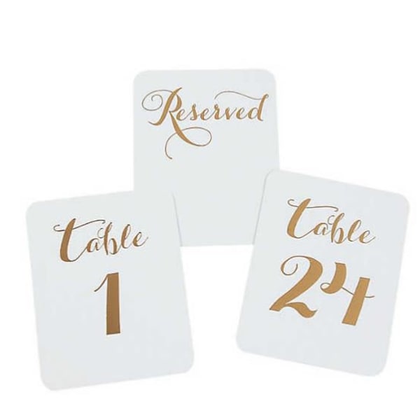 Flat Table Numbers - Etsy