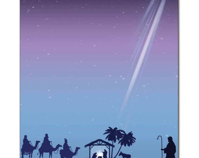 Printable Christmas Stationery Digital Download Instant Editable ...