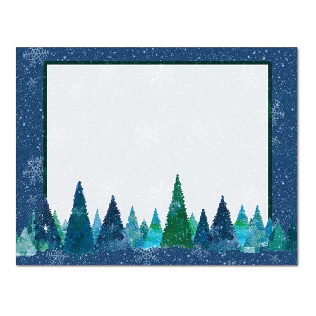 48 Wonderland Post Cards With A-2 Envelopes Winter Holiday Christmas ...