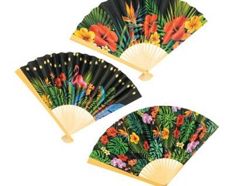 Set of 12 Peacock Paper Fans Bridal Shower Outdoor Wedding | Etsy