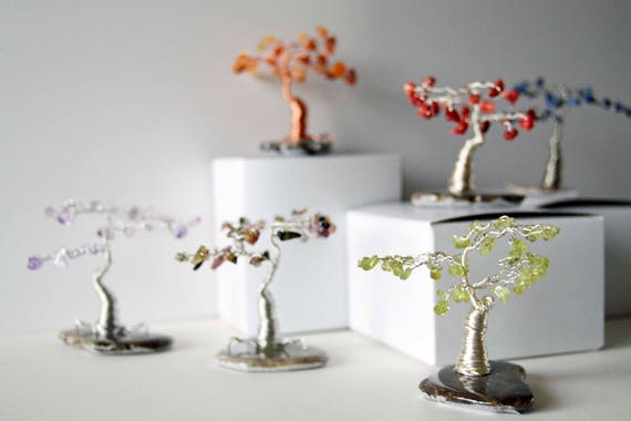Wire Wrapped Tree Miniature Tiny Wee Fairy Wire Tree of Life | Etsy