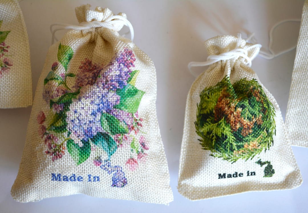 Potpourri Sachet Scented Gift Bag Decorative Wedding Party Favors Lilac ...