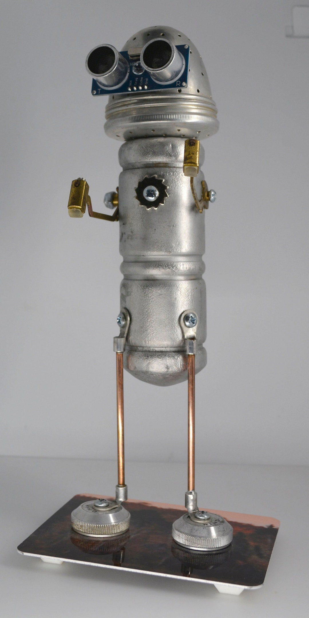 Fish Net Float Bot Fishing Float Robot Steam Punk Art Sculpture Figure ...