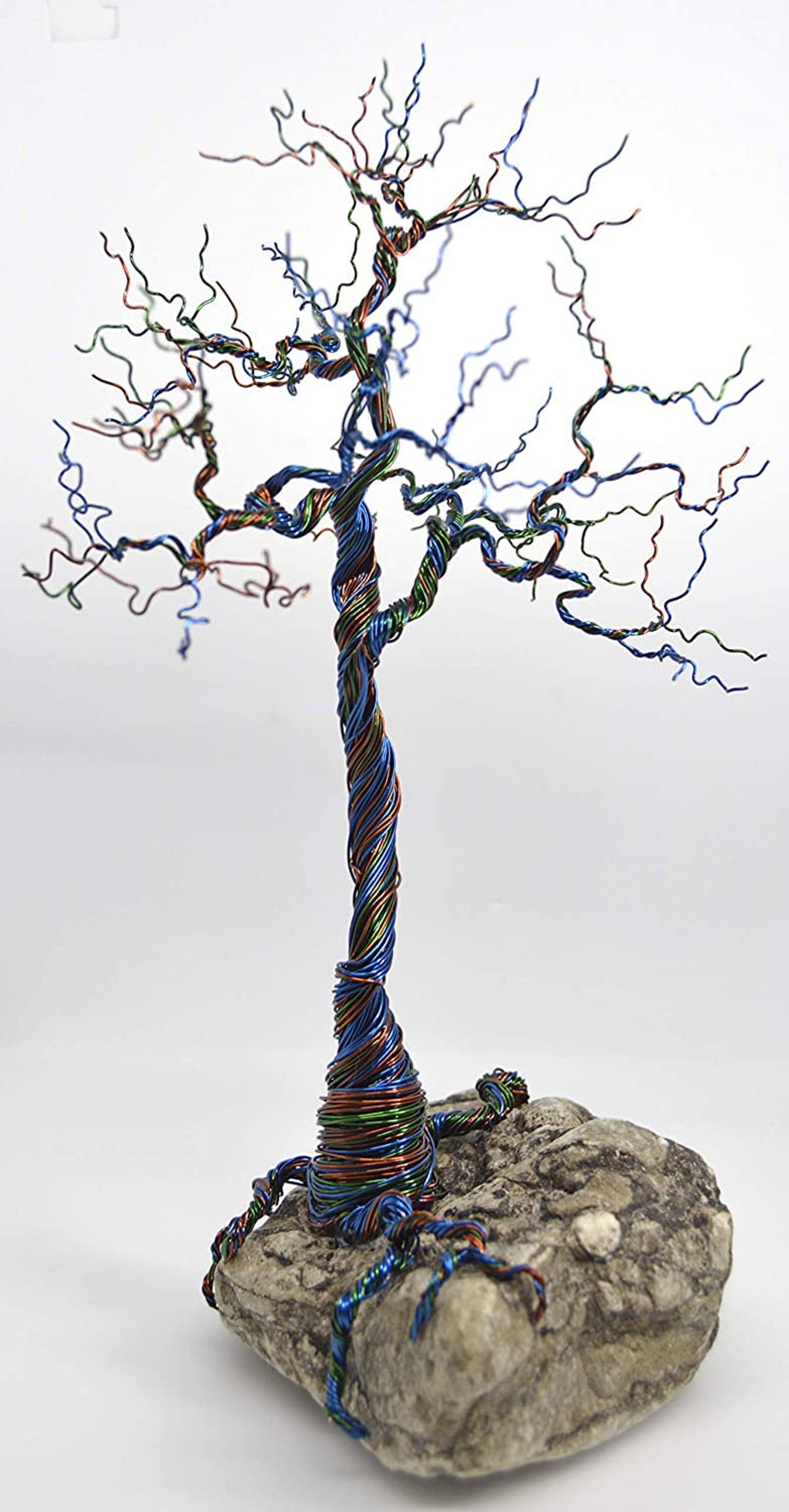 Large Decorator Wire Wrapped Bonsai Tree of Life on Natural - Etsy