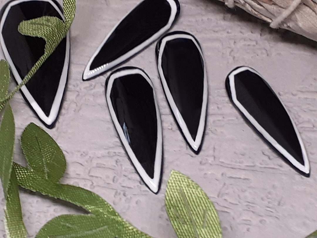 ARCA Coffin Witch Claws Black Made to Order Witchy Goth Nails - Etsy