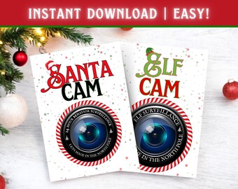 Santa Cam for Christmas Elf Surveillance Elf Cam for Santa Camera Elf ...
