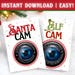 Santa & Elf Cam Printable: Christmas Behavior Surveillance (PDF ...
