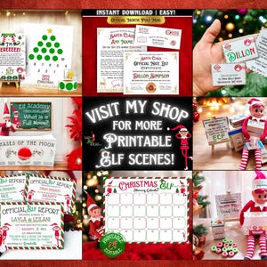 PRINTABLE Elf Bundle of Letters: I’m Back and Goodbye | Fun Elves ...