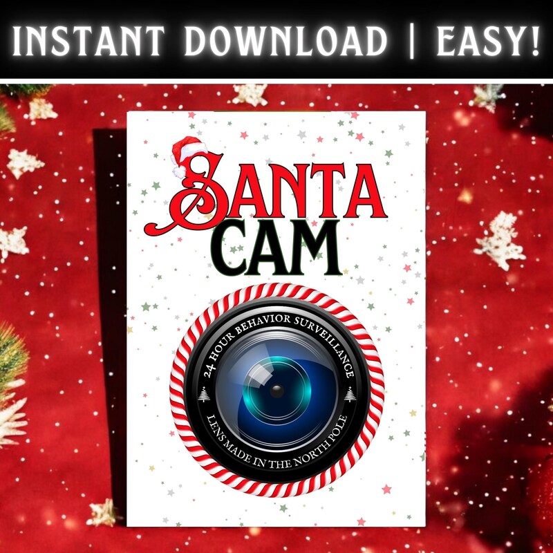 Santa Camera - Etsy
