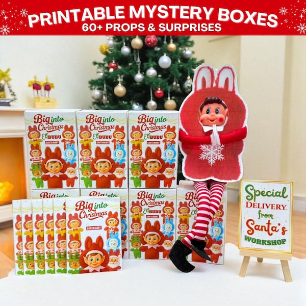 Labubu Face for Elf on the Shelf - Etsy