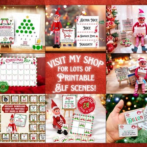 Elf Arrival Letter & Surveillance Camera: Christmas Printable (PDF) - Etsy
