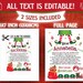 Editable Elf Arrival & Goodbye Letter Template: Printable Christmas Elf ...