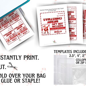 Funny 'batteries Not Included' Gift Bag Toppers: Gag Gift (PDF) - Etsy