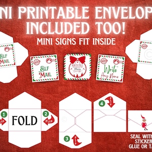 Printable Elf Signs: 100+ Mini Christmas Props (PDF Download) - Etsy