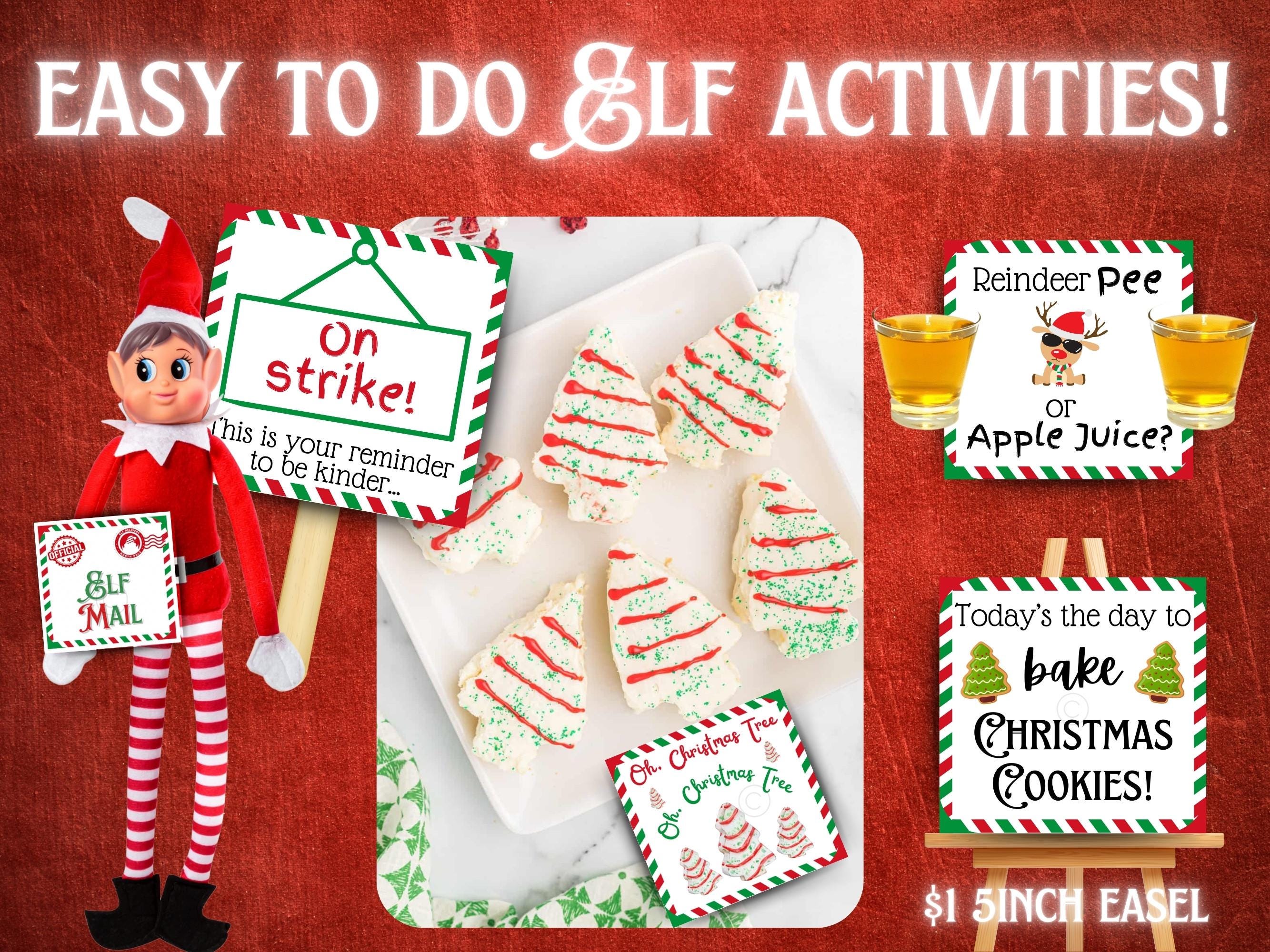 Printable Elf Signs: 100+ Mini Christmas Props (PDF Download) - Etsy