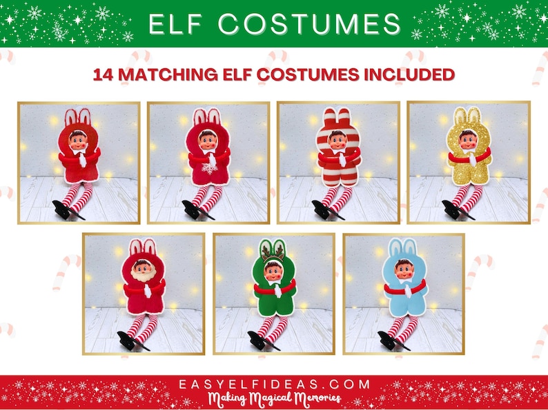 ELFBUBU Mystery Blind Box Kit COLLECTION | 2025 DIY Printable Elf Props ...