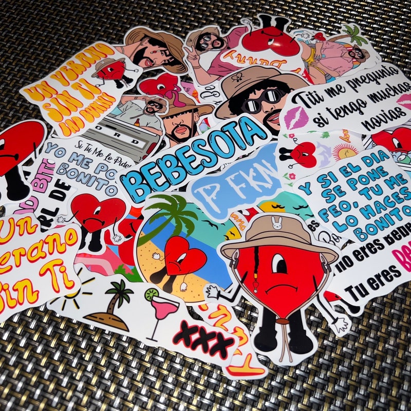 Bad Bunny Stickers - Etsy