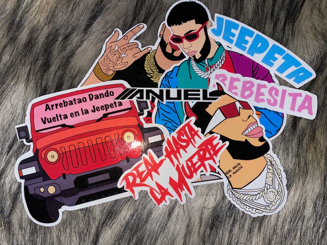 Anuel 8 Piece Sticker Pack - Etsy
